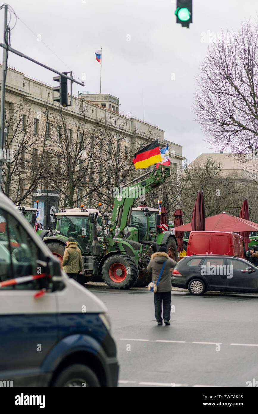 Bauernstreik / Bauernprotest - Hauptkundgebung / Demonstration der ...