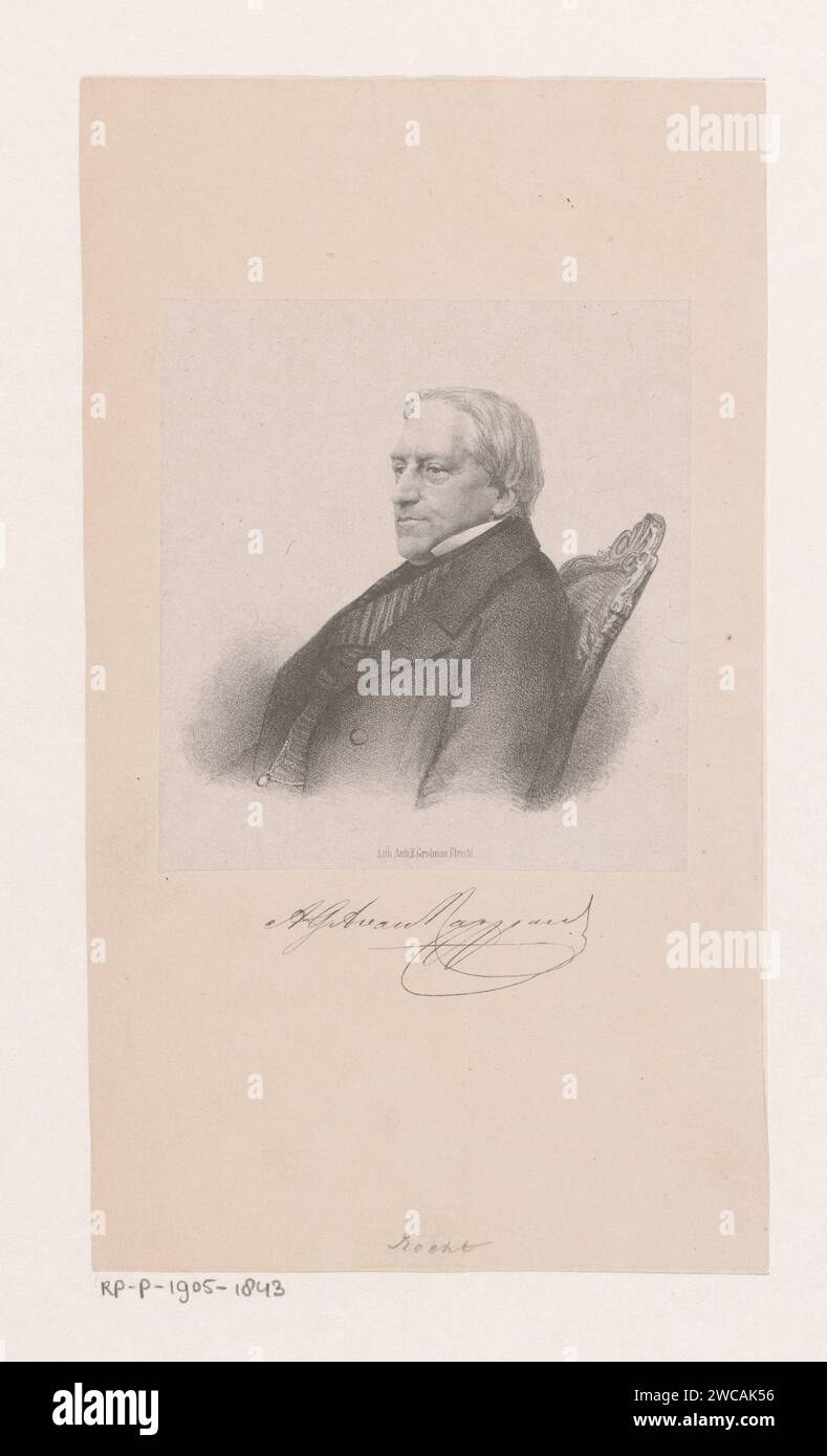 Portrait of Anthon Gerard Alexander van Rappard, Anthony Grolman, 1853 ...
