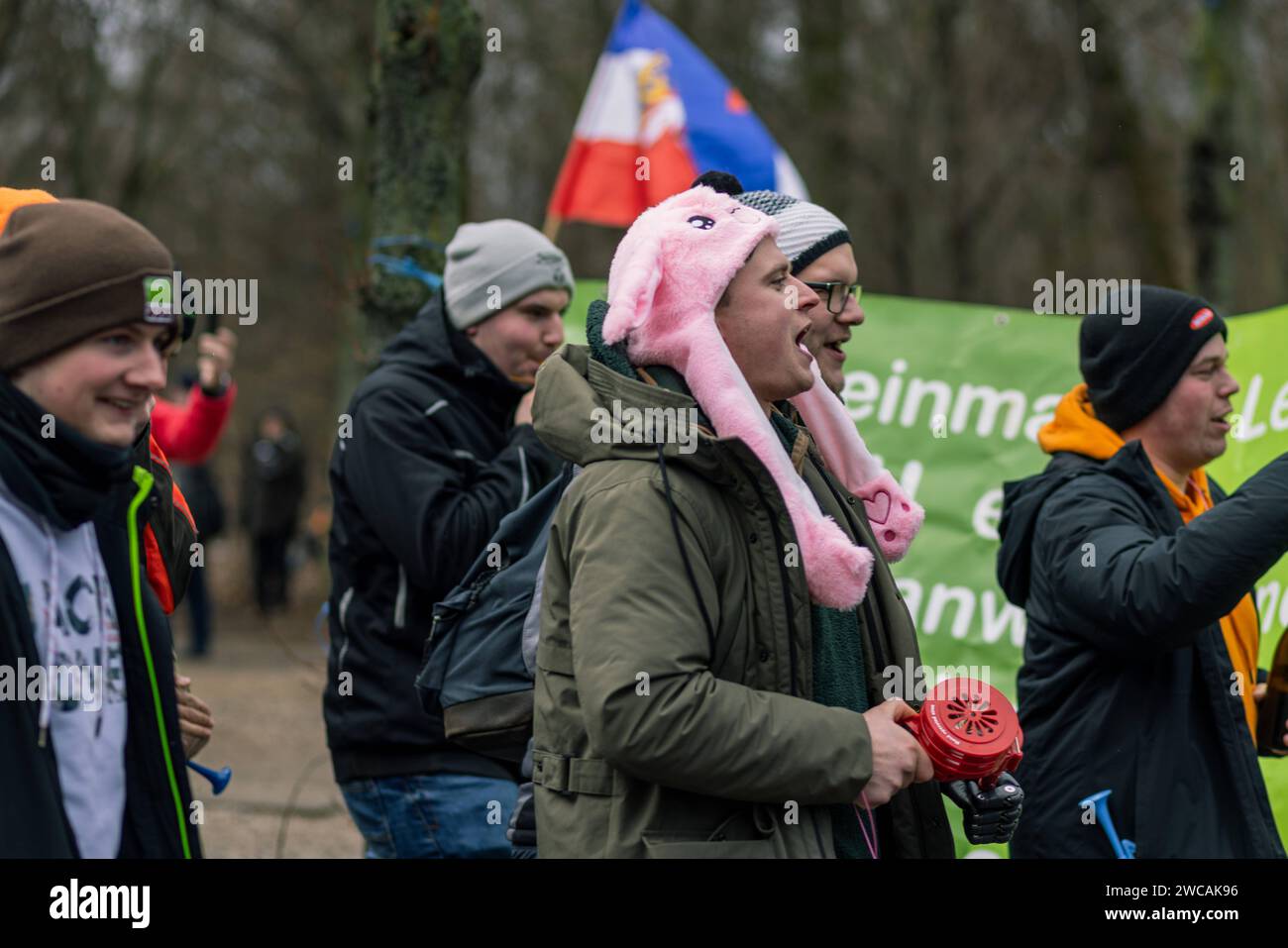 Bauernstreik / Bauernprotest - Hauptkundgebung / Demonstration der ...