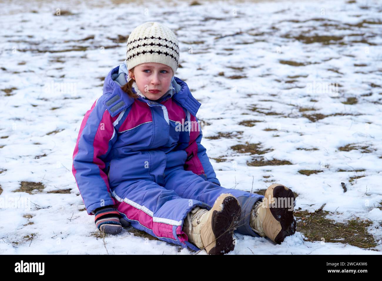 Crying in snow hi-res stock photography and images - Alamy