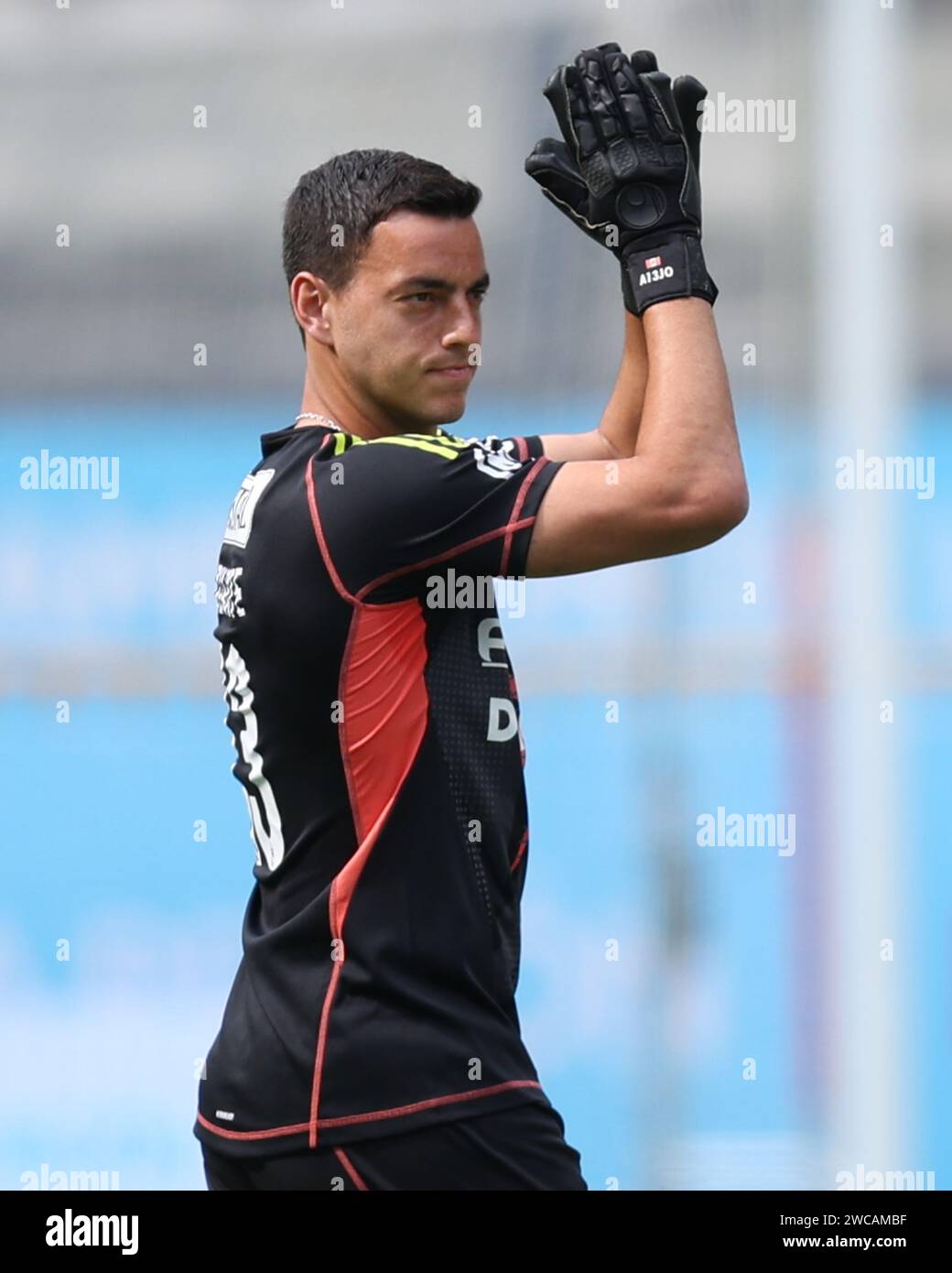 Lima, Peru. 14th Jan, 2024. Alejandro Duarte of Sporting Cristal during ...