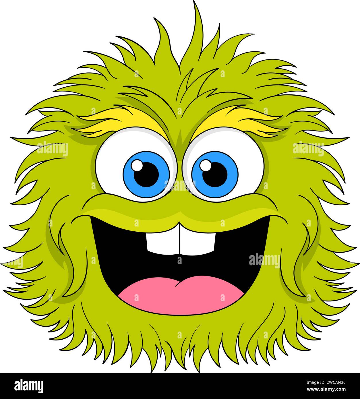 Fur monster Stock Vector Images - Alamy