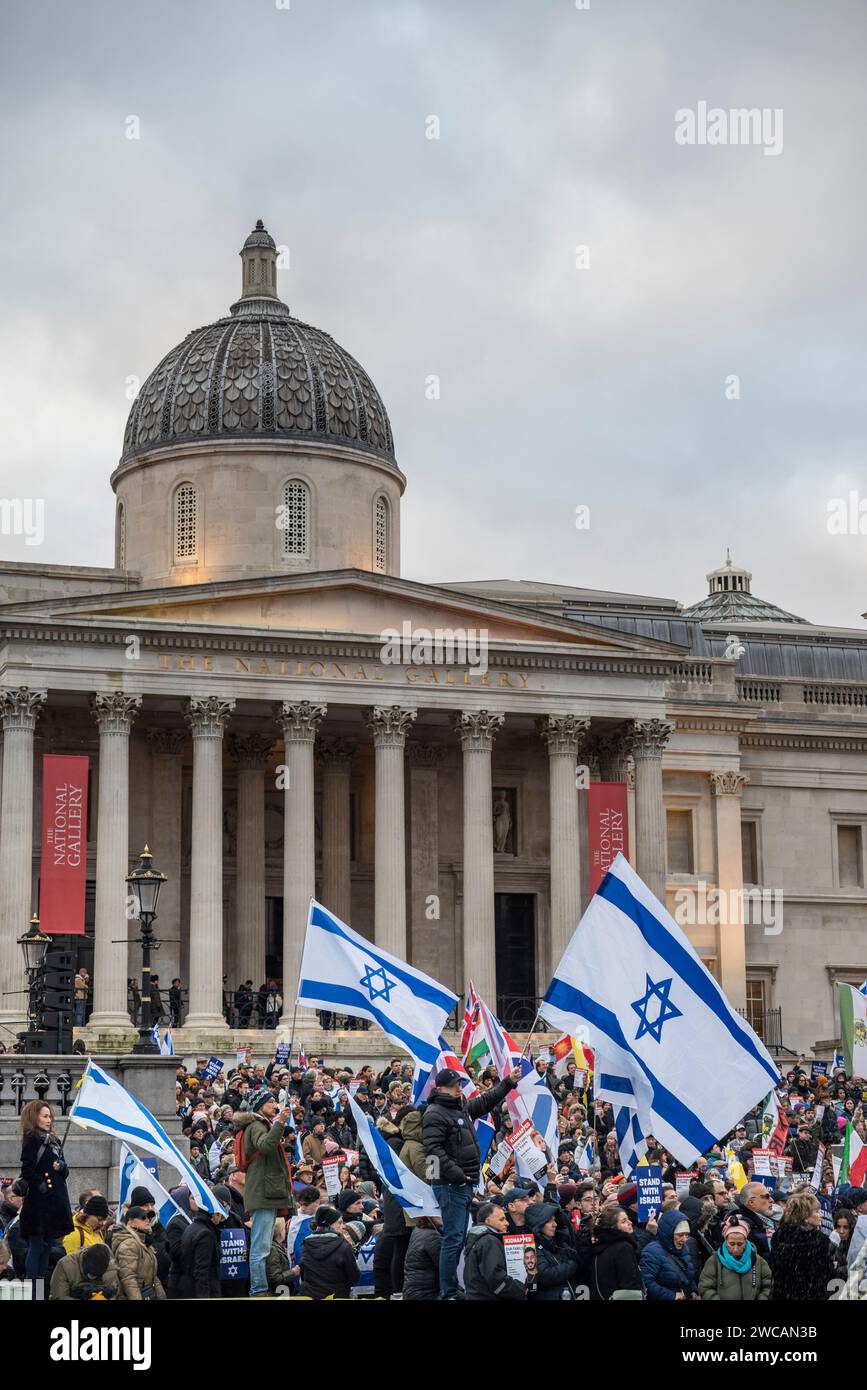 Pro-Israel rally at Trafalgar Square calling for release of hostages ...