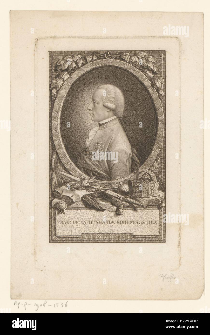 Portrait of Joseph II, German Keizer, Carl Hermann Pfeiffer (Possible ...