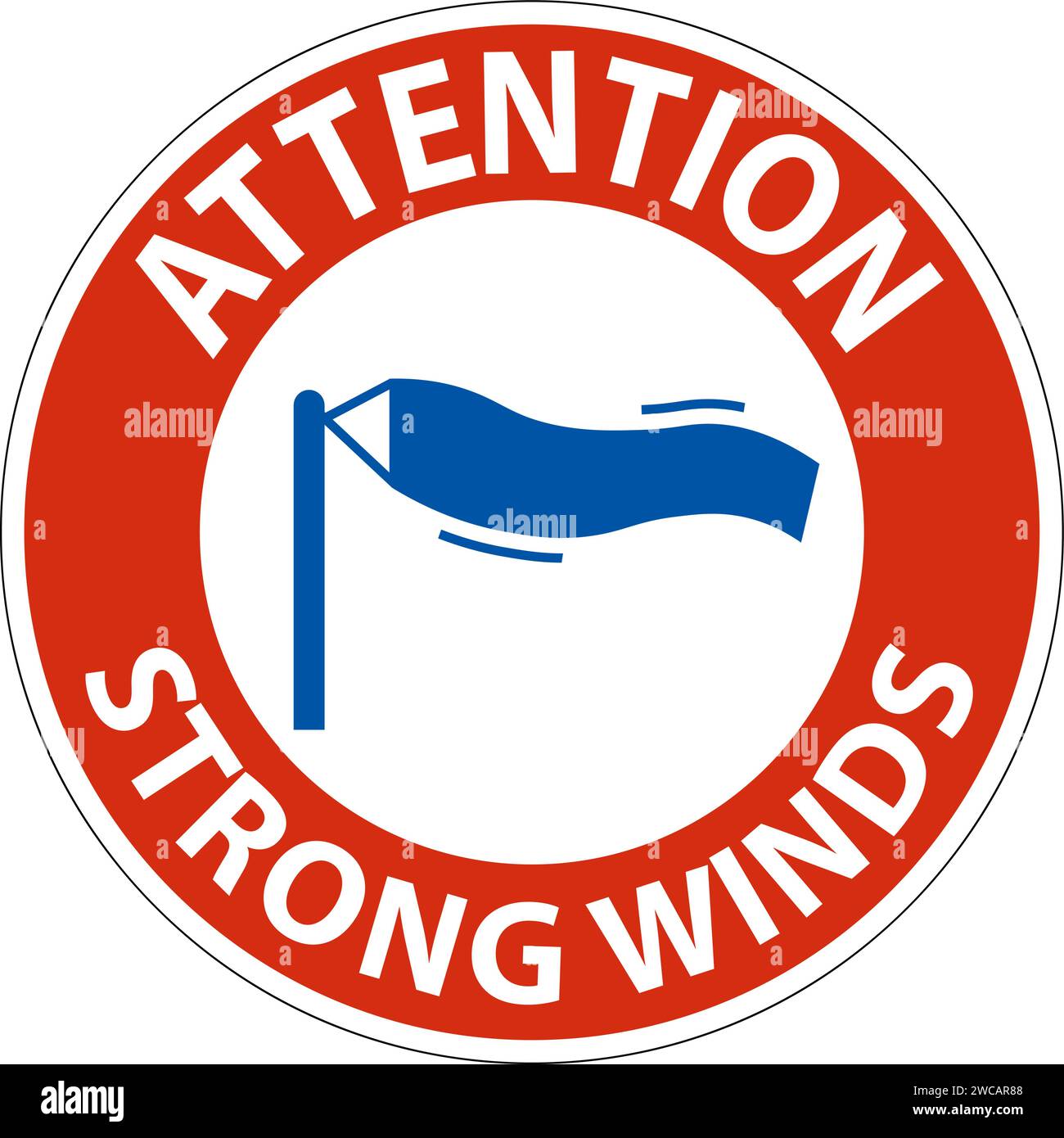 Very strong winds Stock Vector Images - Alamy