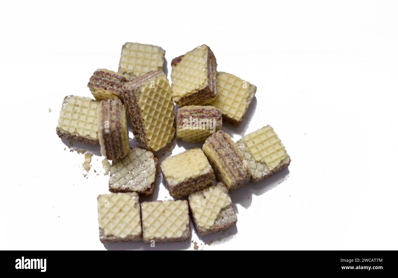 wafer pieces filled with chocolate biscuit bars, stuffed with hazelnut ...