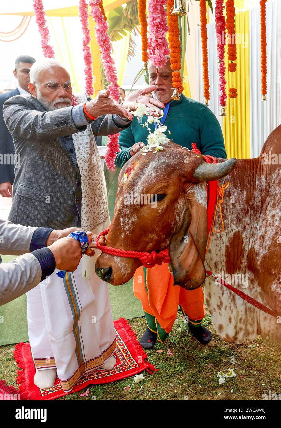 New Delhi, India. 14th Jan, 2024. New Delhi, Jan 14 (ANI): Prime ...