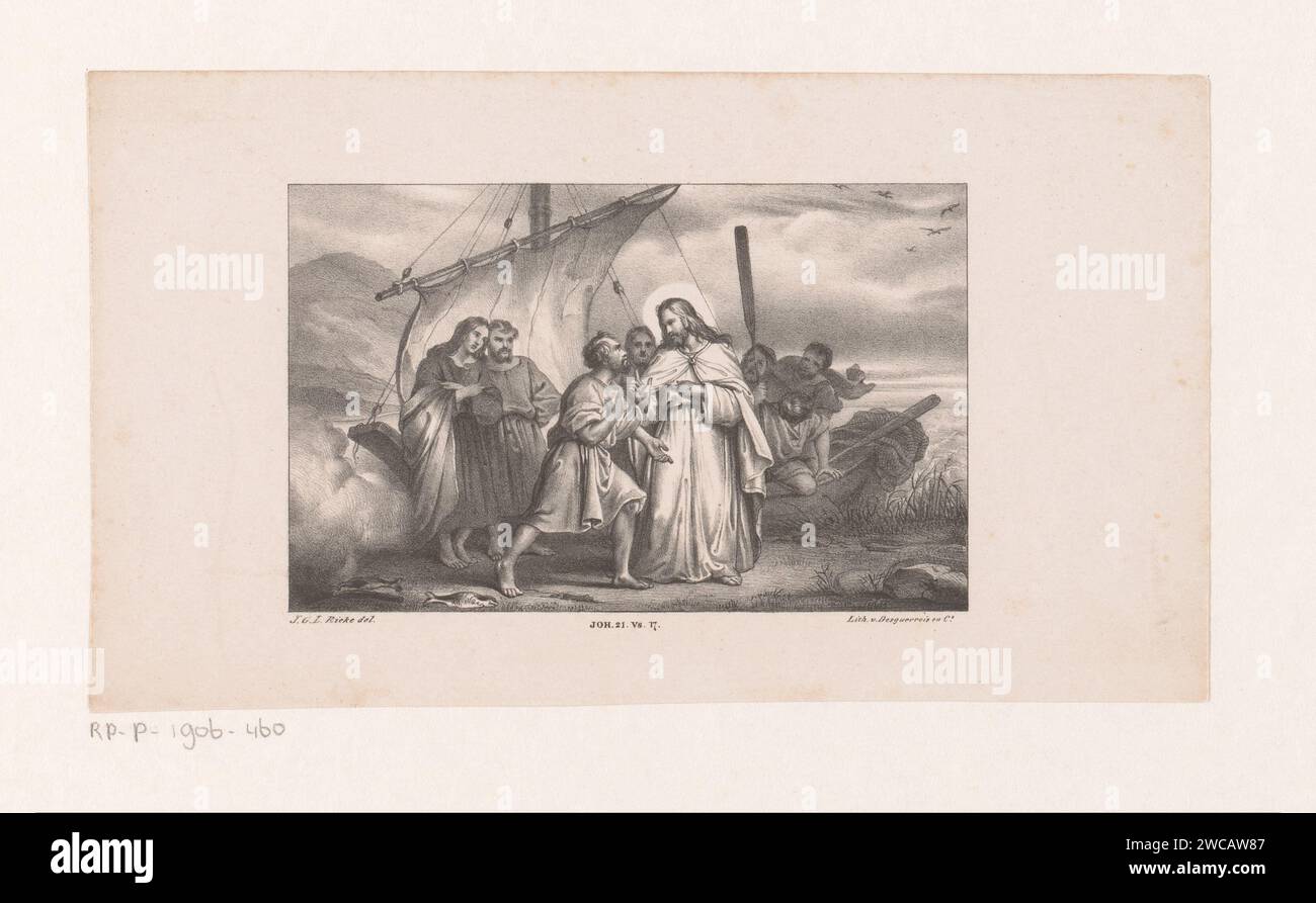 Christ appears at Lake Galilee and appoints Peter as head of his church ...