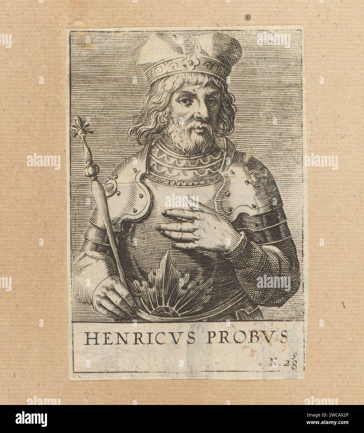 Portrait of Hendrik IV, Anonymous, After Johann Hogenberg, 1574 - 1594 ...