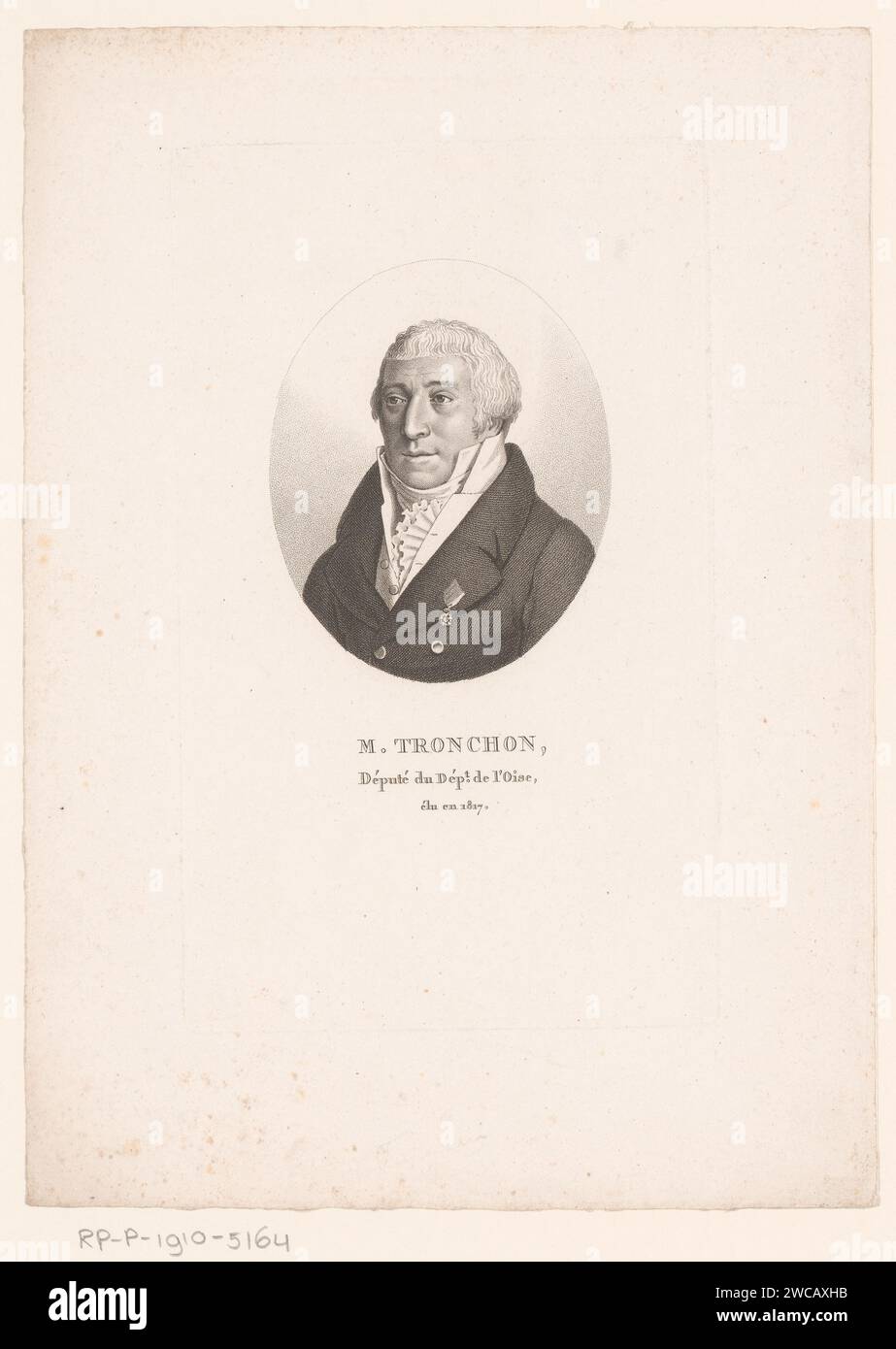 Portret van Nicolas Charles Tronchon, Ambroise Tardieu, 1820 - 1821 ...