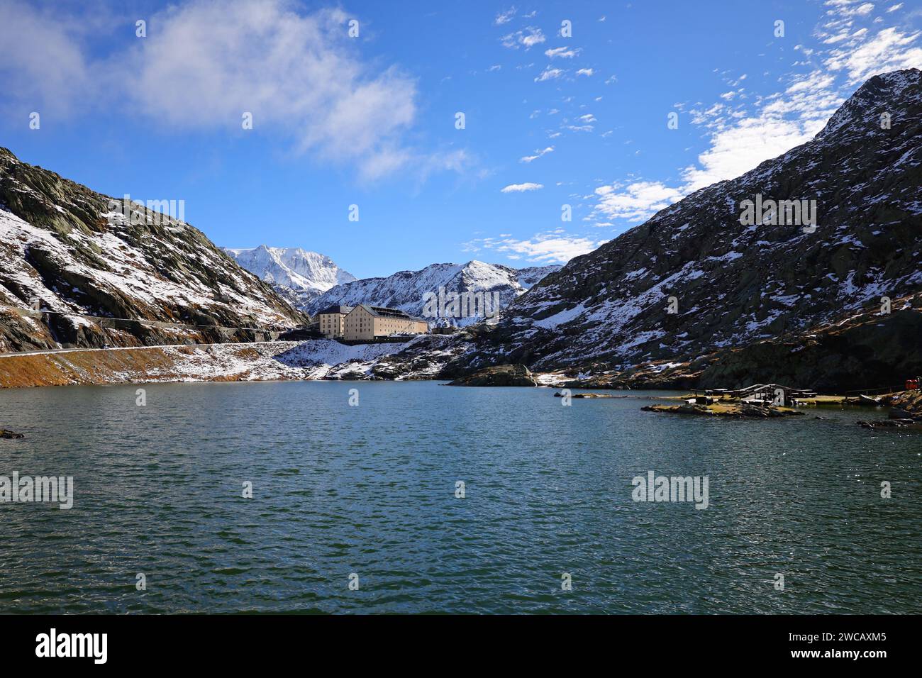 The Great St Bernard Pass is the third highest road pass in Switzerland ...