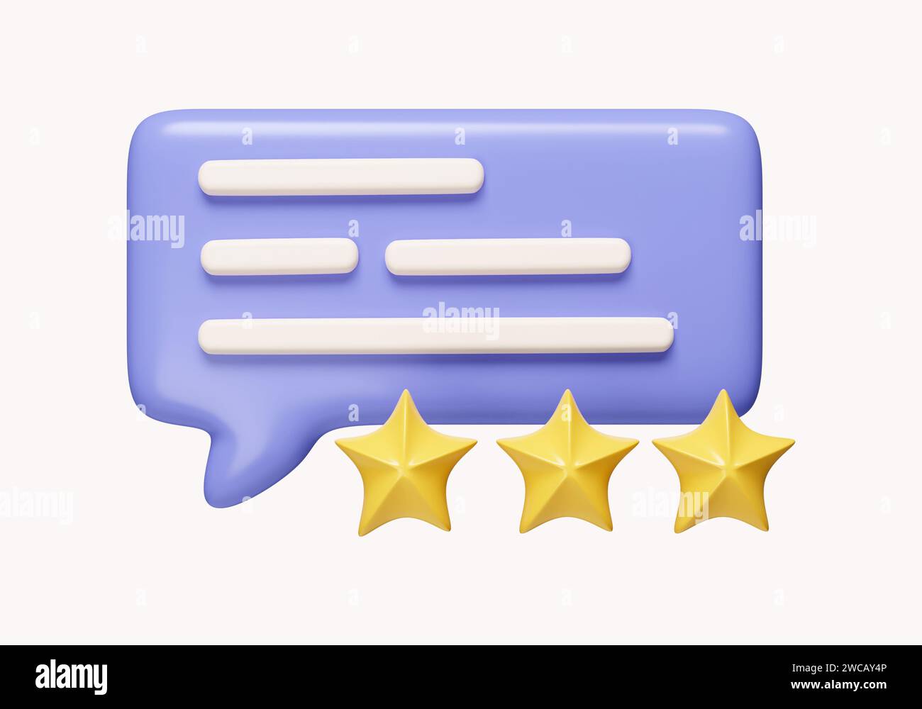 3d comment and star. rate review customer experience quality service ...