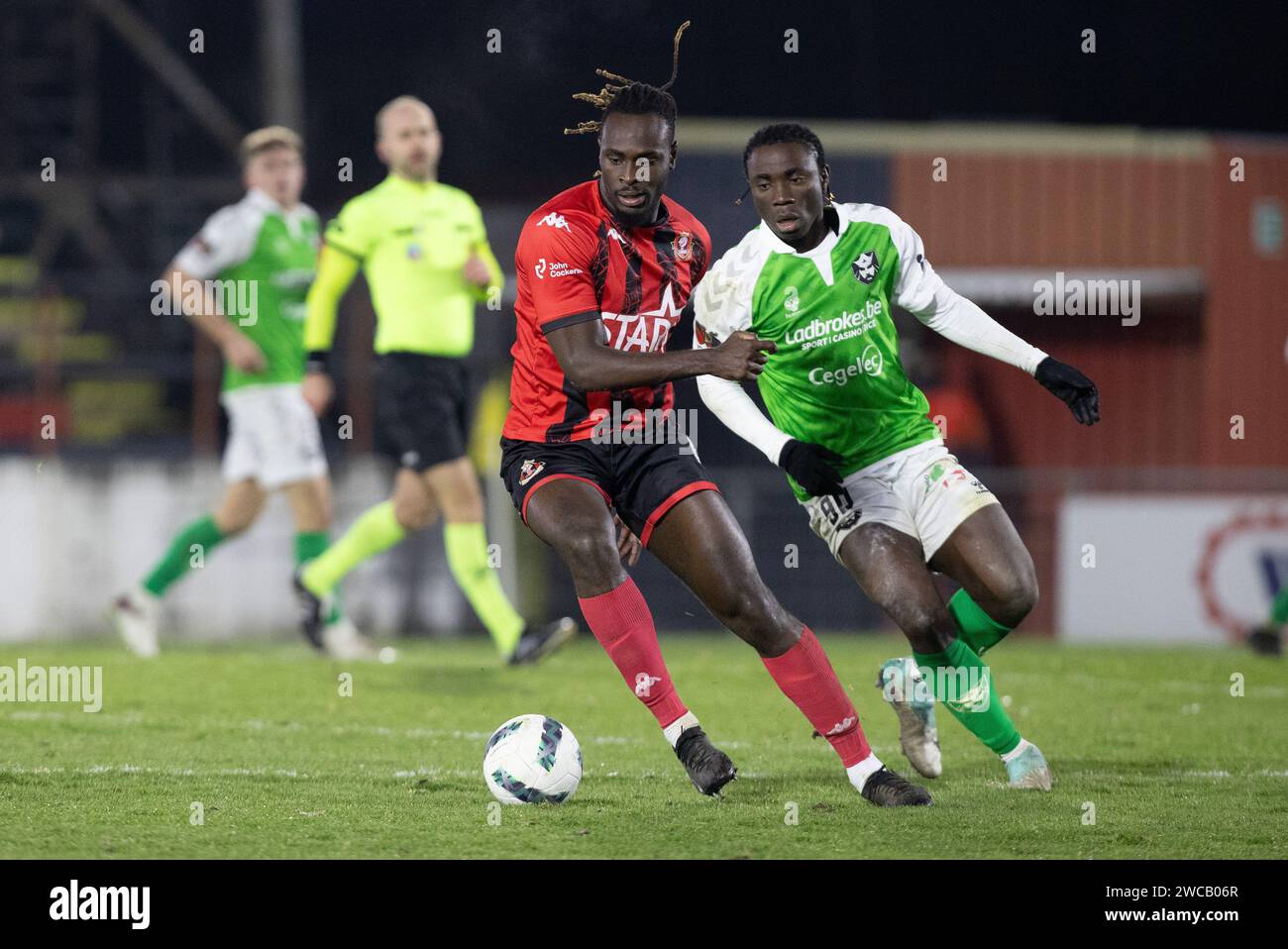 TSHIBUABUA Marvin defender of RFC Seraing(4) pictured during a soccer ...