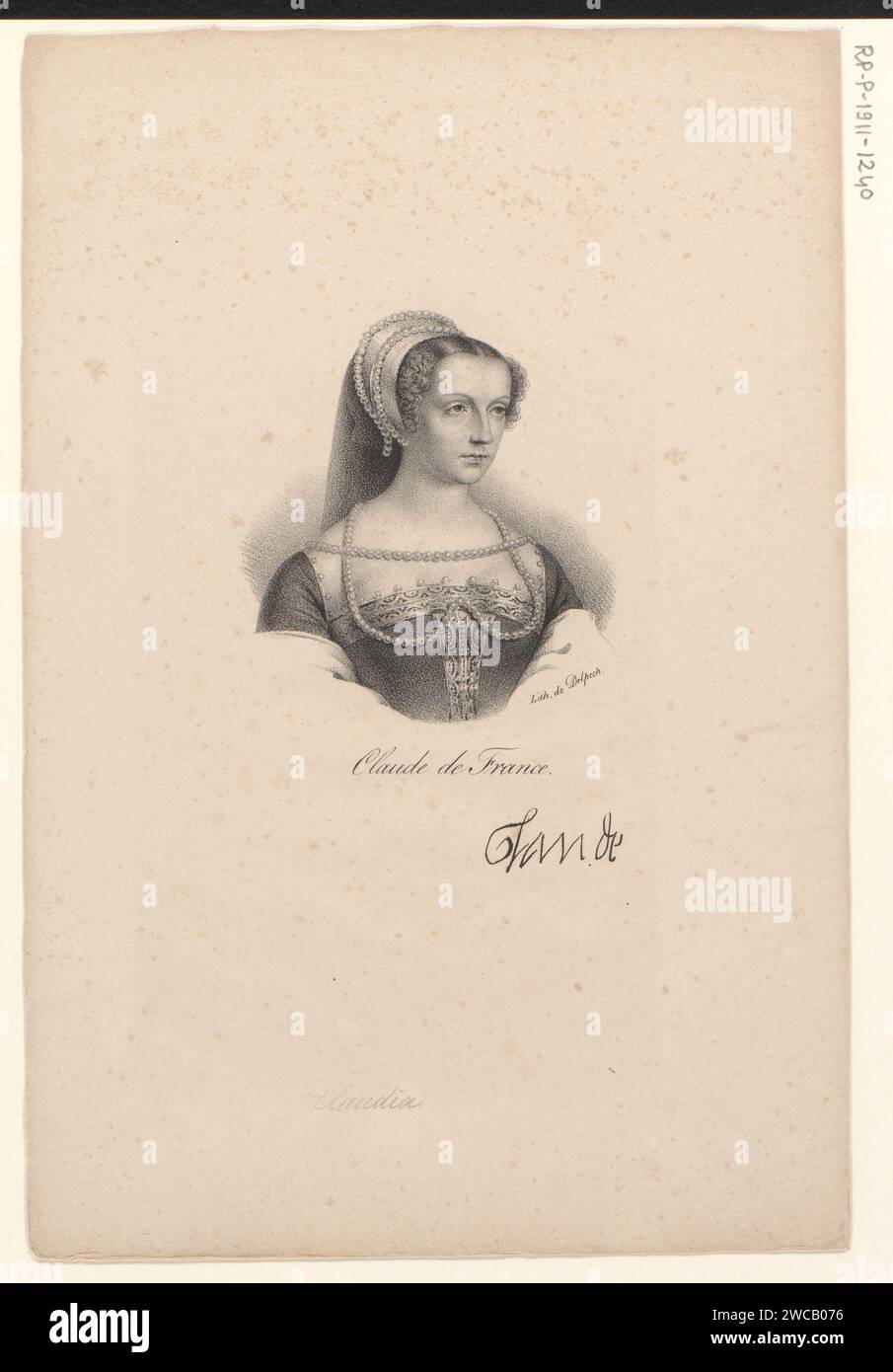 Queen claude of france hi-res stock photography and images - Alamy