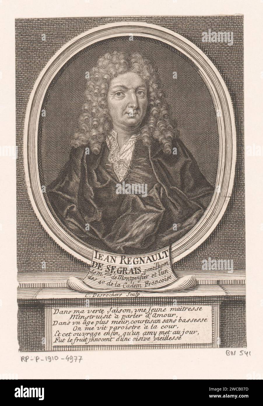 Portret Van Petrus Ramus, Etienne Desrochers (attributed to), c. 1726 ...