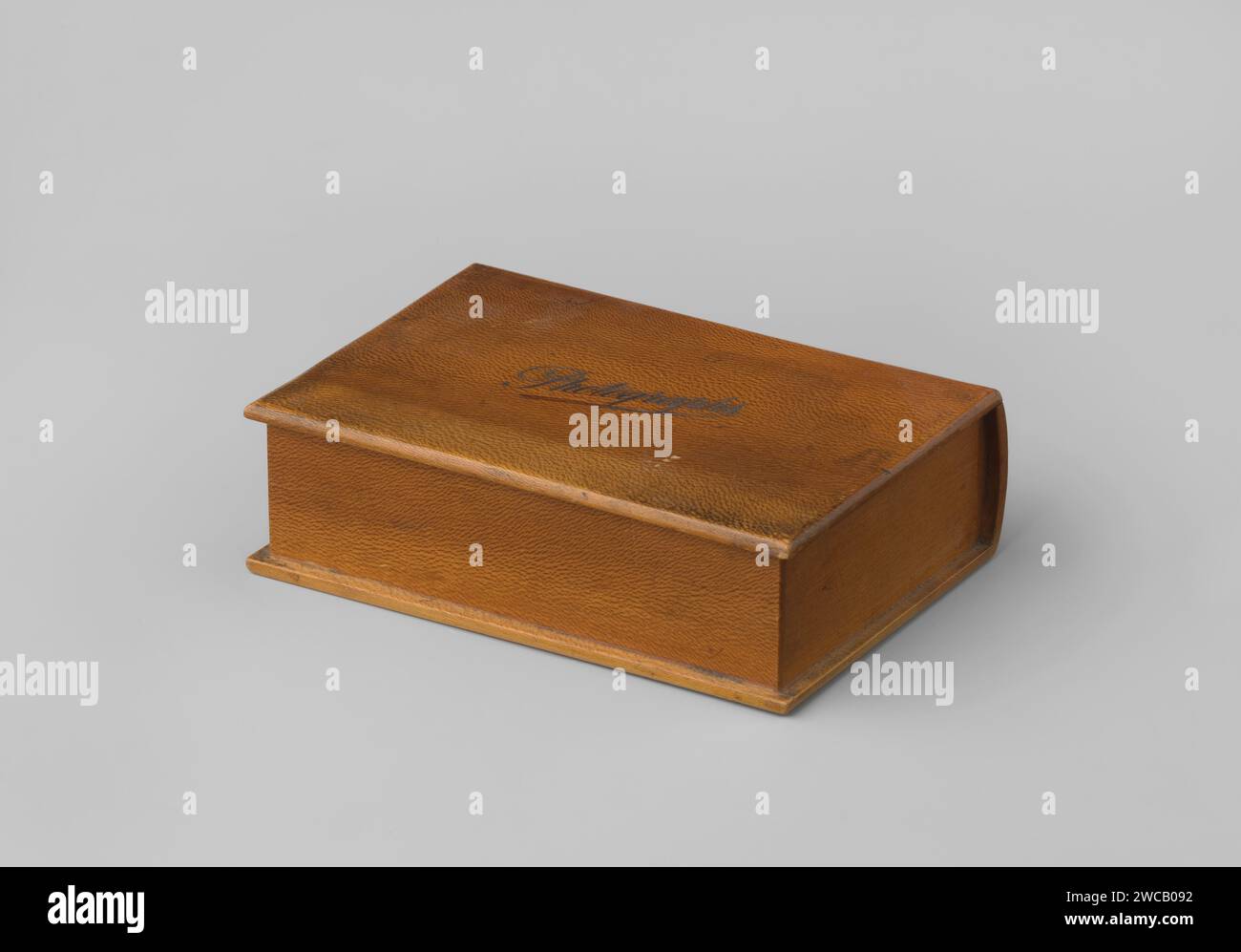 Wooden box with inscription 'Photographs', Anonymous, c. 1870 - c. 1885 ...