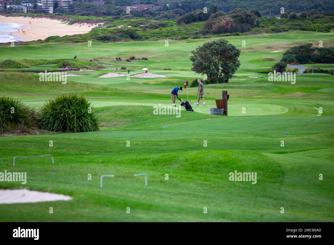 Long Reef Golf course, Northern Beaches, Sydney, NSW. Golf course next ...