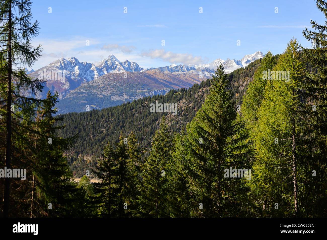 The Simplon Pass is a high mountain pass between the Pennine Alps and ...