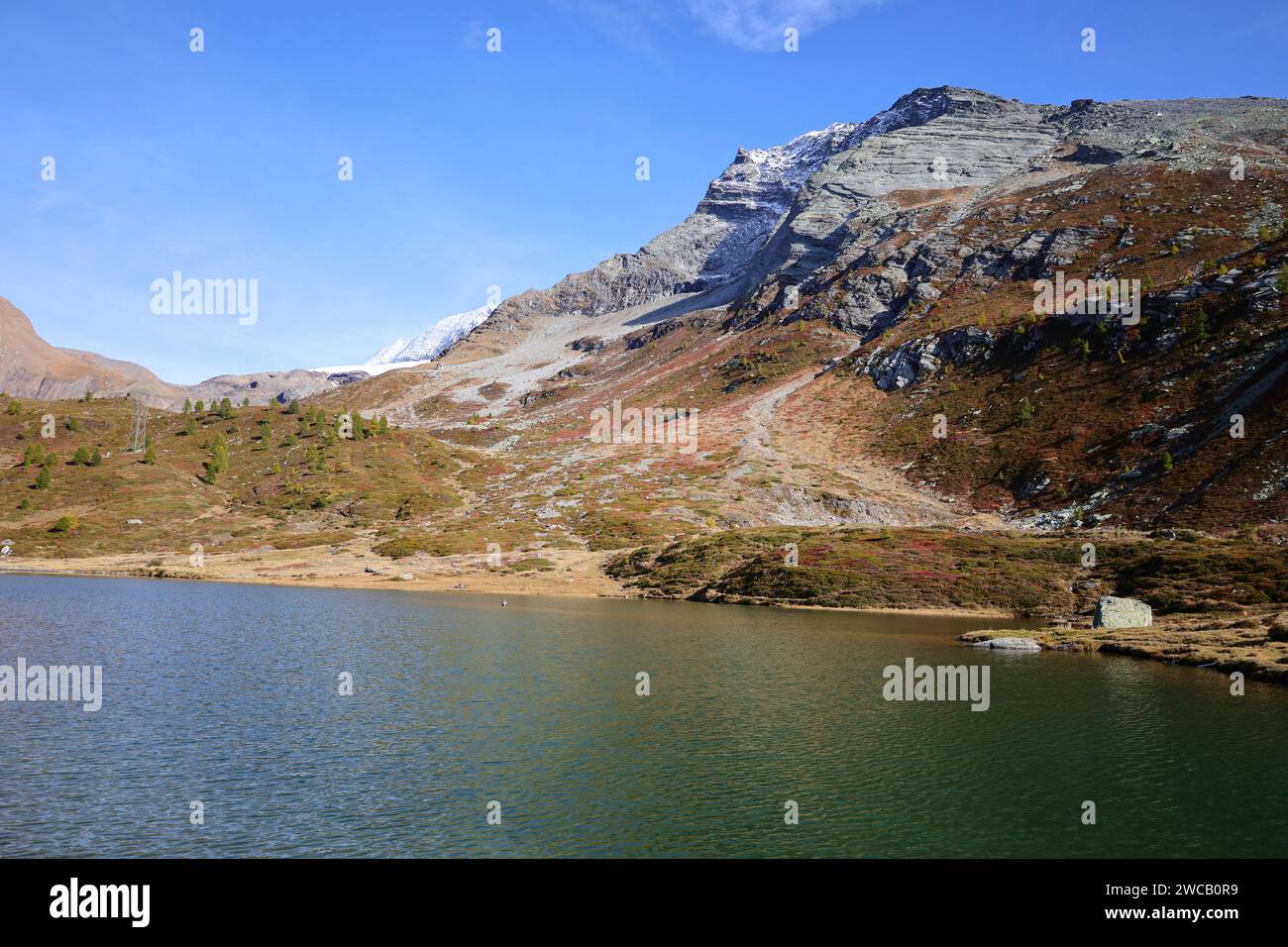 The Simplon Pass is a high mountain pass between the Pennine Alps and ...