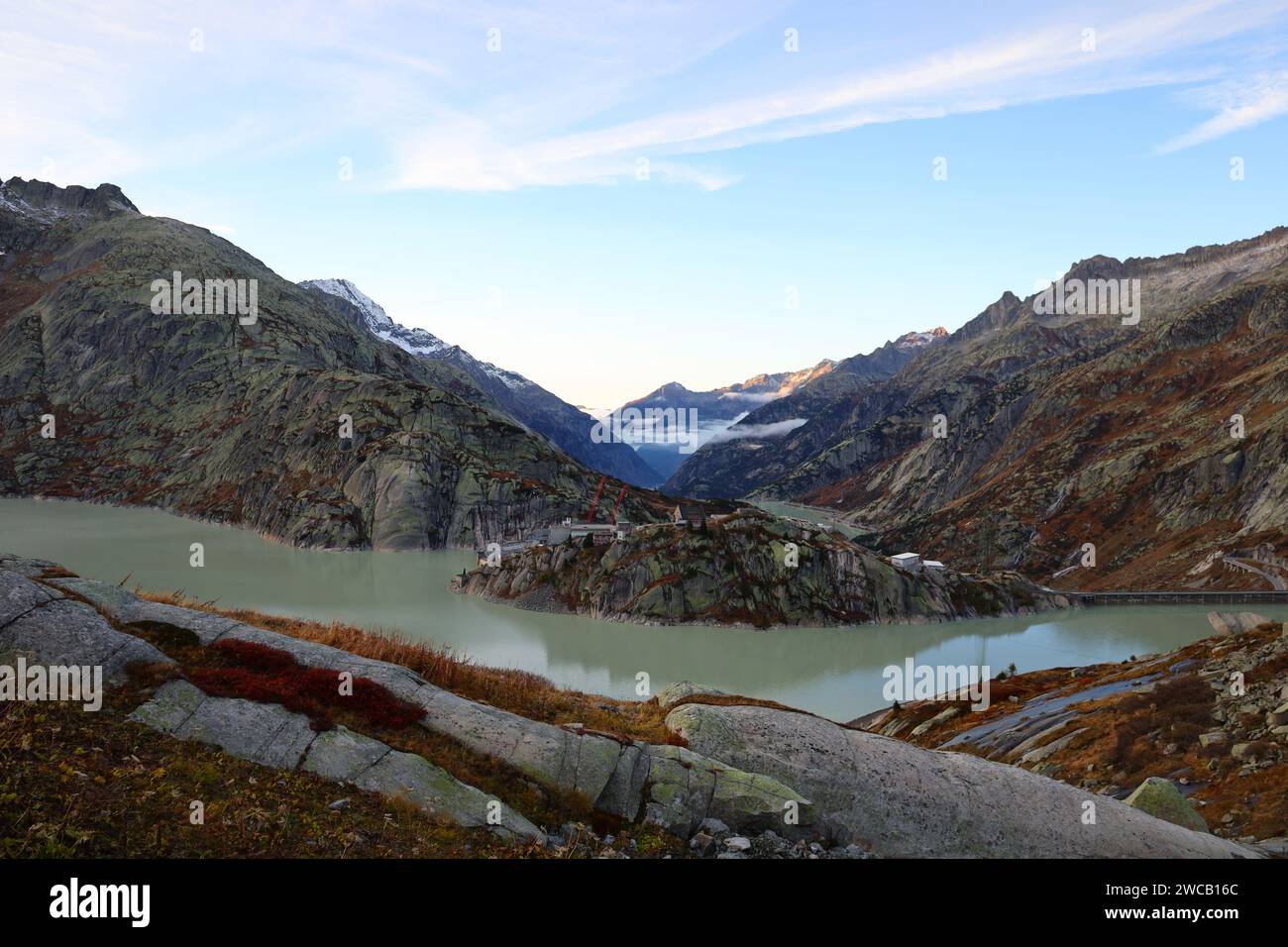 The Grimsel Pass is a mountain pass in Switzerland, crossing the Bernese Alps at an elevation of ...