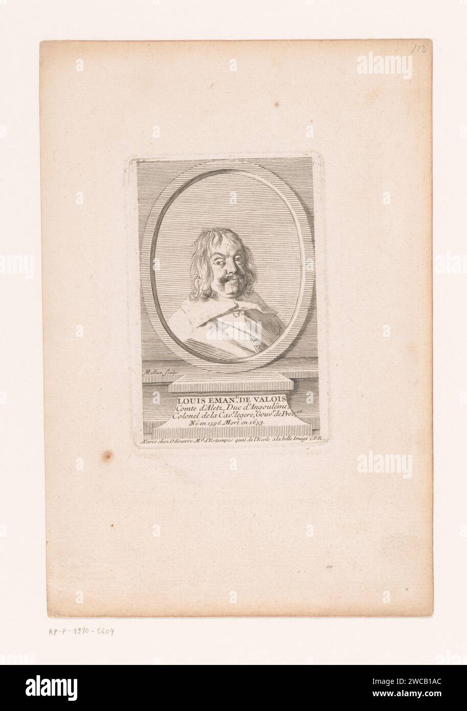 Portret van Louis -Emmanuel de Valois, Graaf van Alais en hertog van ...