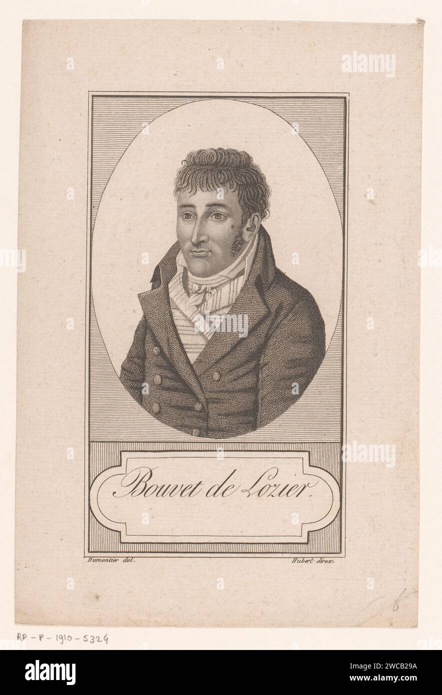 Portret van Jean-Baptiste Charles Bouvet de Lozier, Anonymous, Hél ...