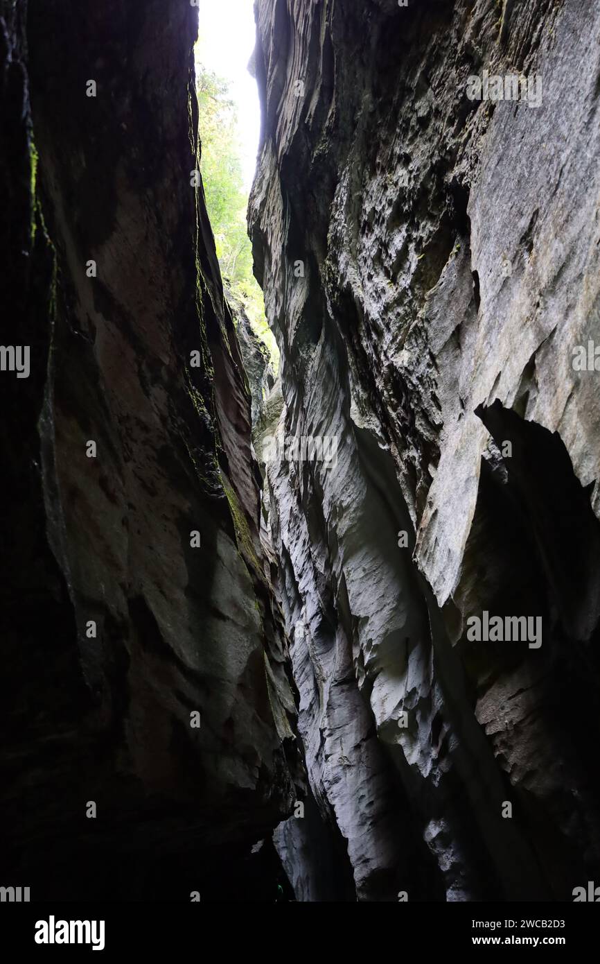 The Aare Gorge is a section of the river Aare tnear the town of ...