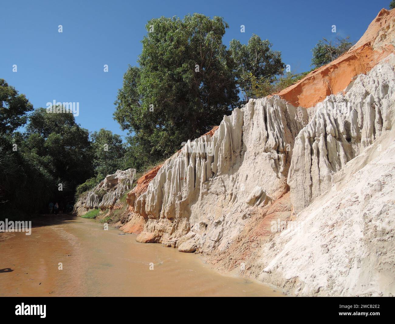 Fairy Stream Canyon,The muddy waters of the Fairy River(Suoi Tien ...