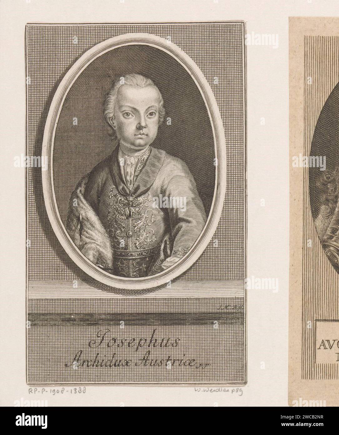 Portrait of Roman -German Emperor Jozef II as Archduke of Austria ...