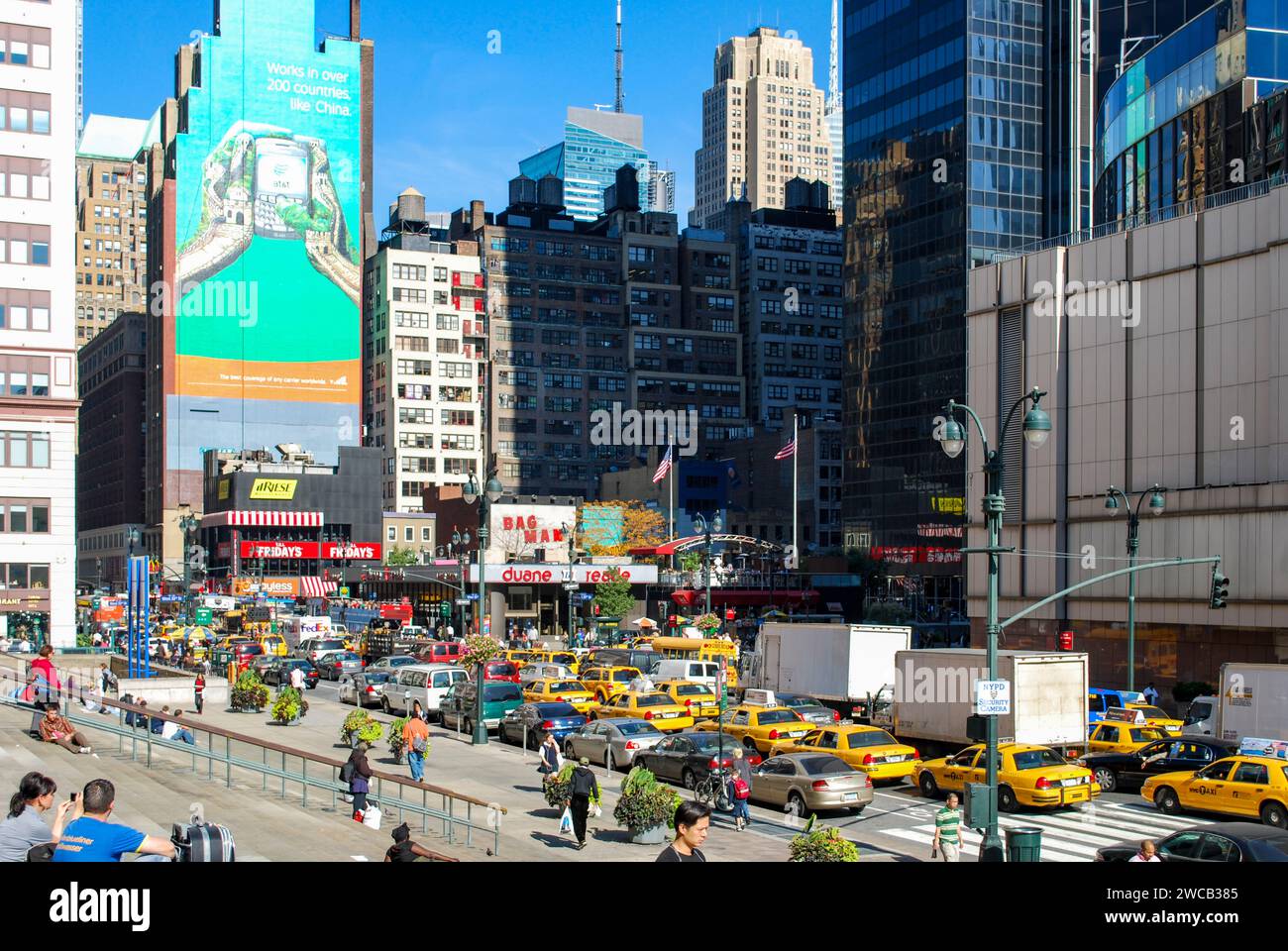 8th Avenue, New York City Stock Photo - Alamy