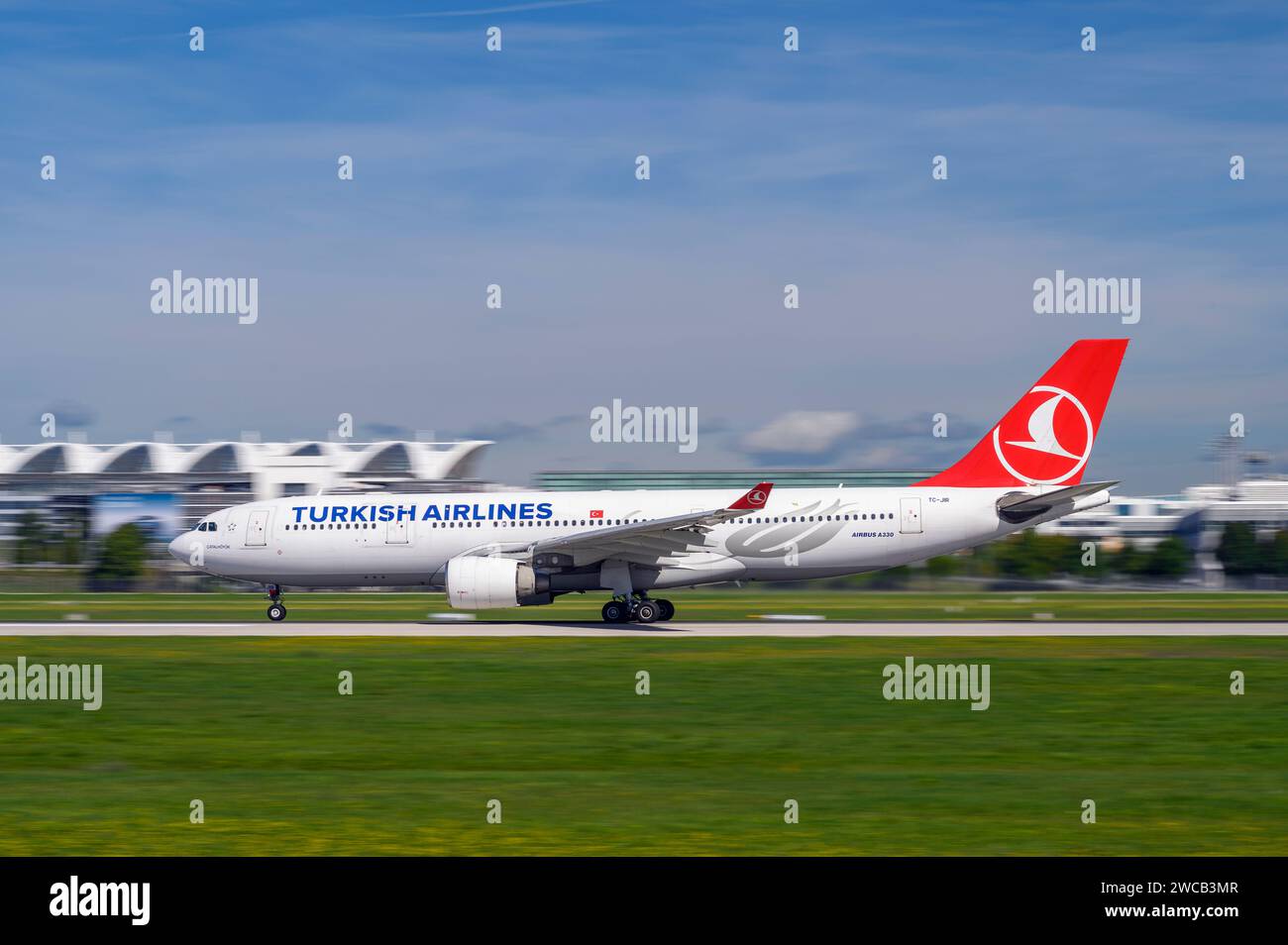Turkish Airlines Airbus A330-223 With The Aircraft Number Plate TC-JIR ...