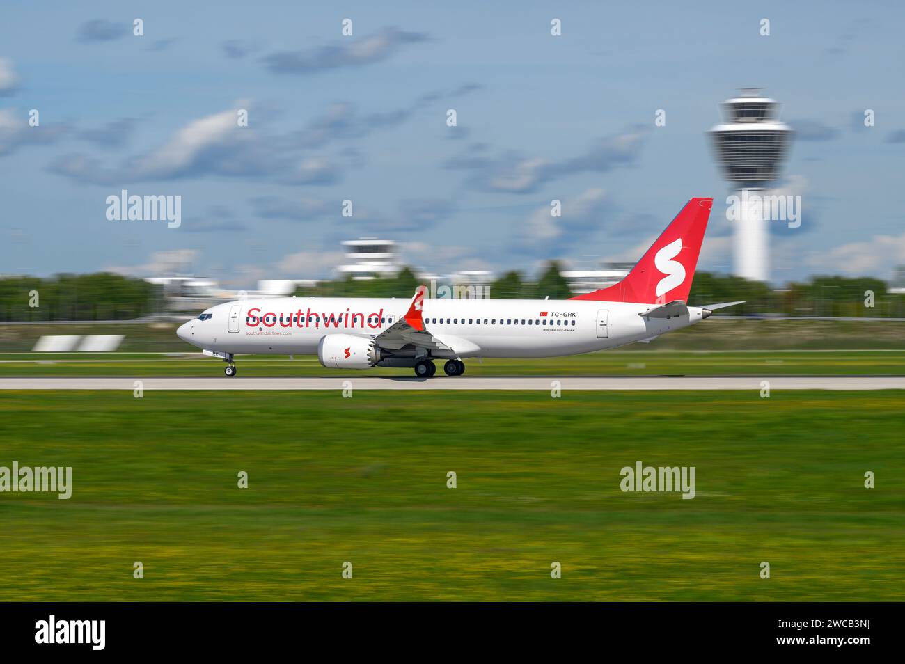 Southwind Airlines Boeing 737-8 MAX With The Aircraft Flag TC-GRK ...