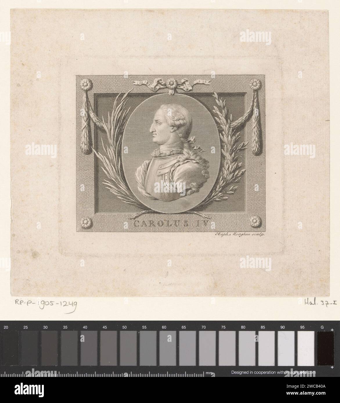 Portrait of Karel IV, King of Spain, Raphael Morghen, 1768 - 1833 print ...