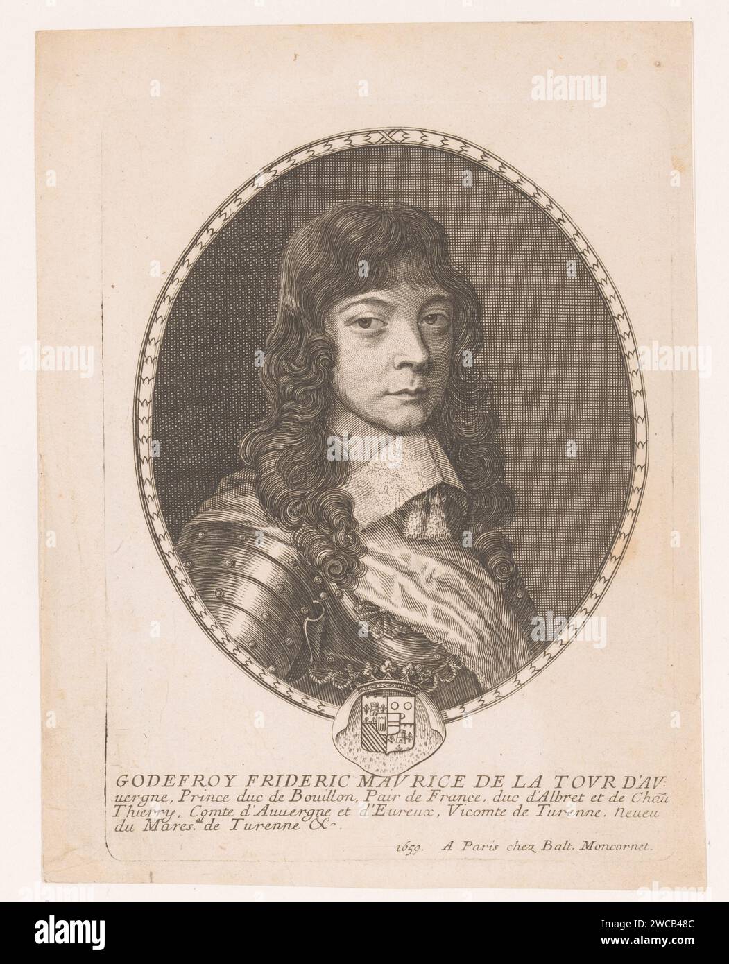 Portret van Godfried Maurits de la Tour d'Auvergne, Anonymous ...