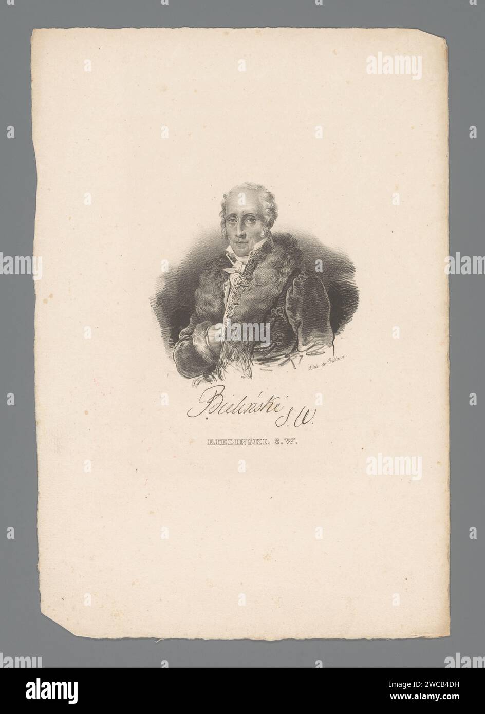 Portret van Senator Piotr Bielinski, Unknown, François Jean Villain ...