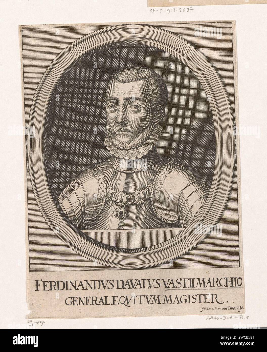Portret Van Francesco Ferdinando d'Avalos, Markies are fishing in Vasto ...