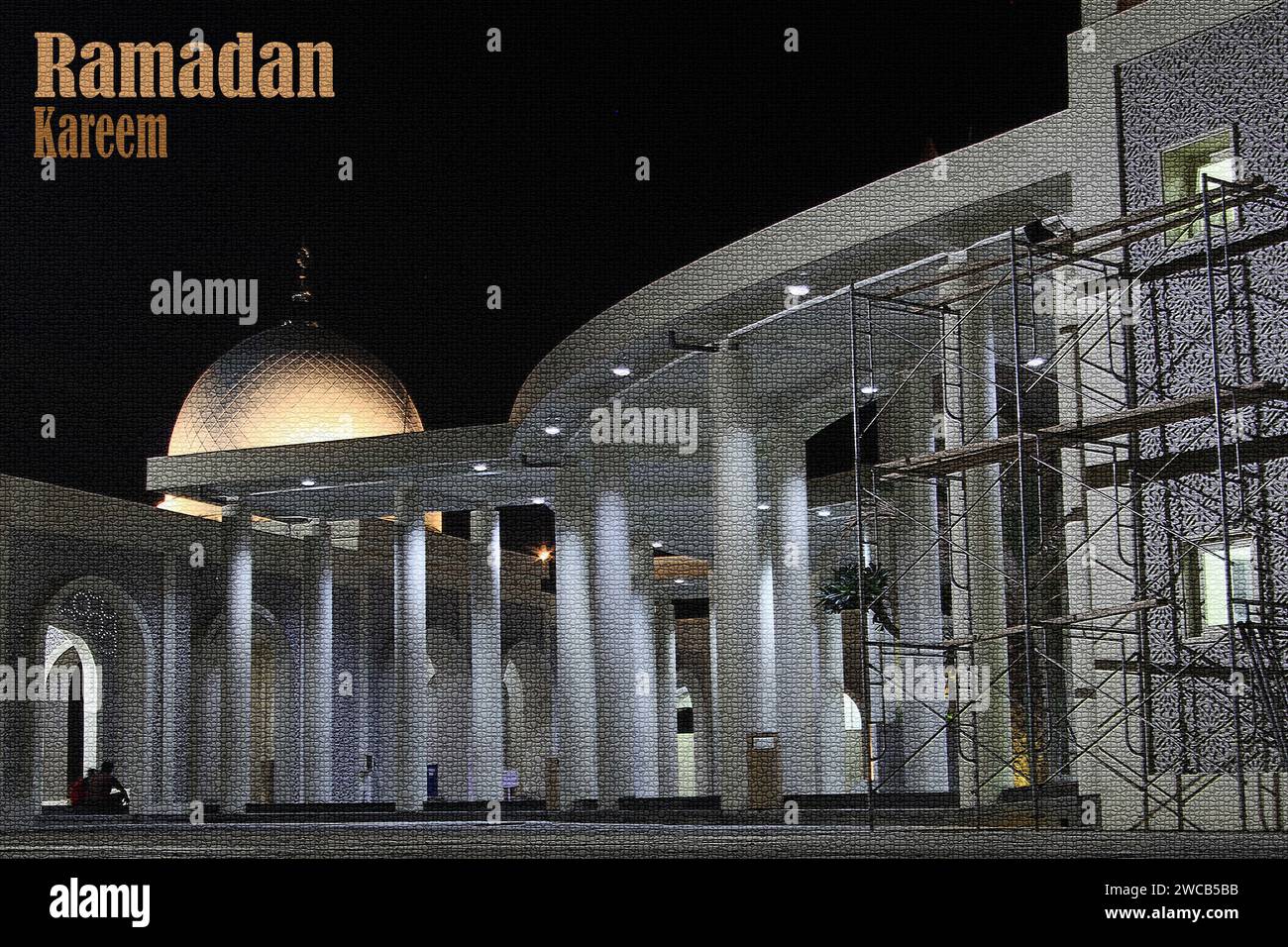 An Islamic background of a mosque for Ramadan Kareem event Stock Photo ...