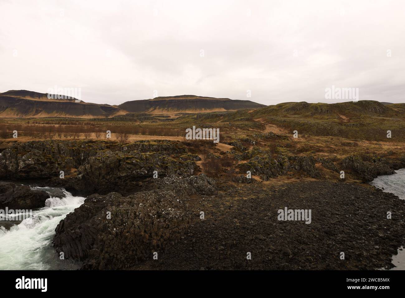 Glanni waterfall hi-res stock photography and images - Alamy