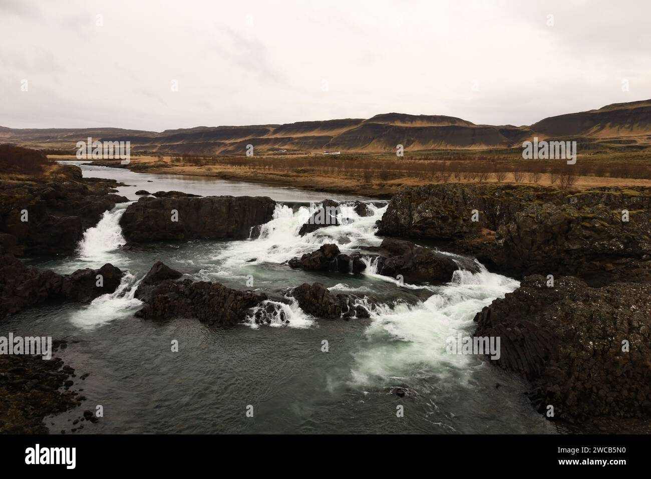 Glanni waterfall hi-res stock photography and images - Alamy