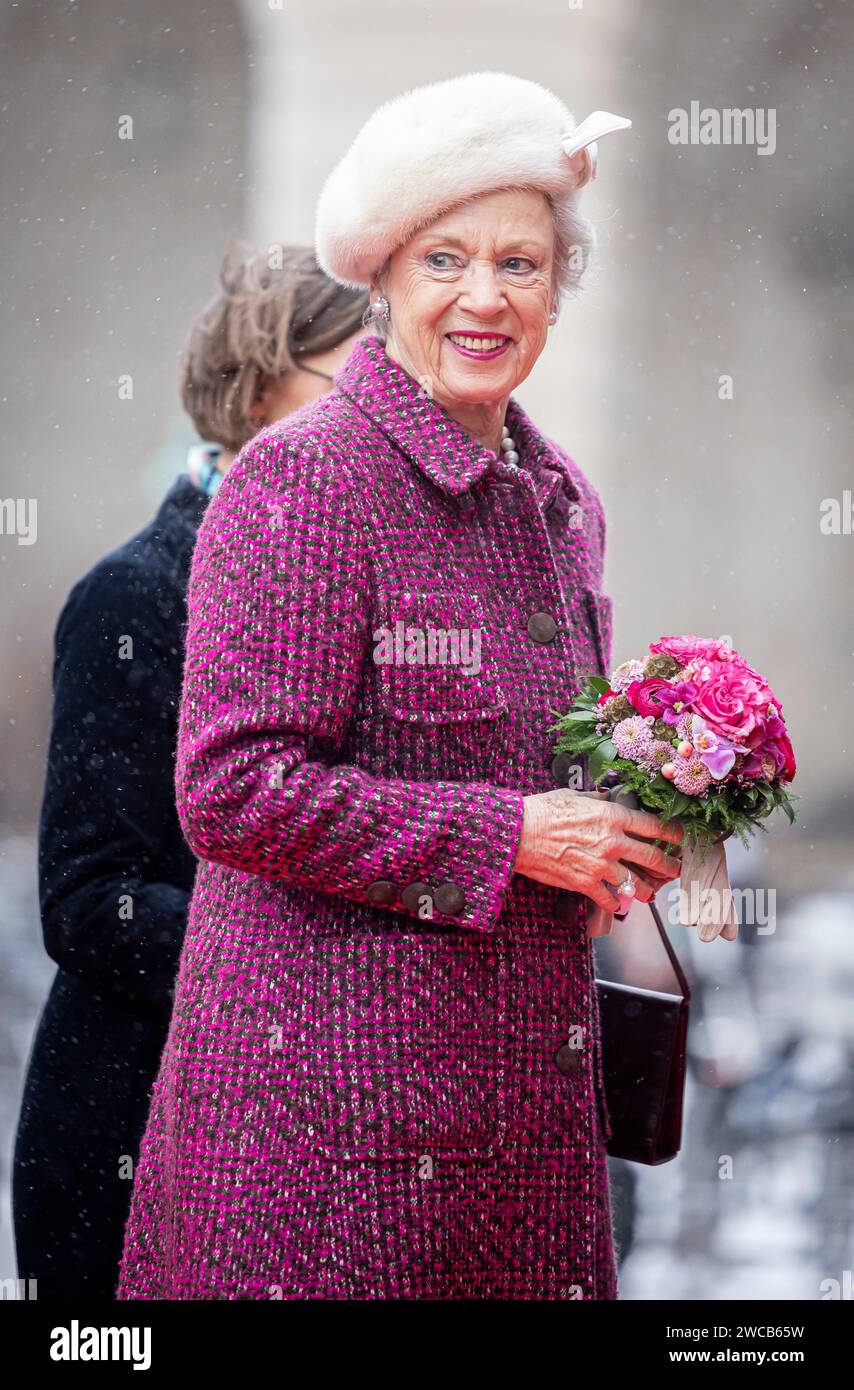 Copenhagen, Denmark. 15th Jan, 2024. King Frederik X, Queen Mary, Crown ...