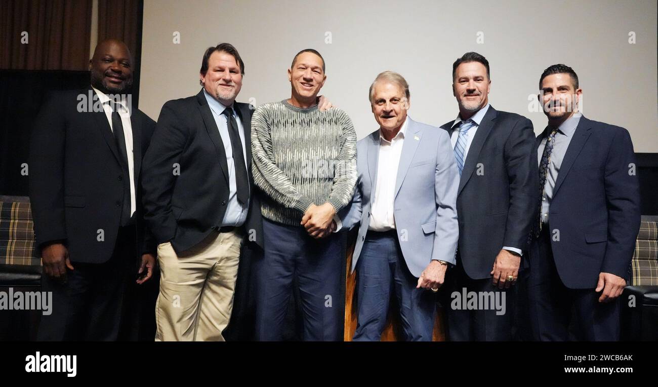 St. Louis, United States. 18th Jan, 2024. Former members of the St ...