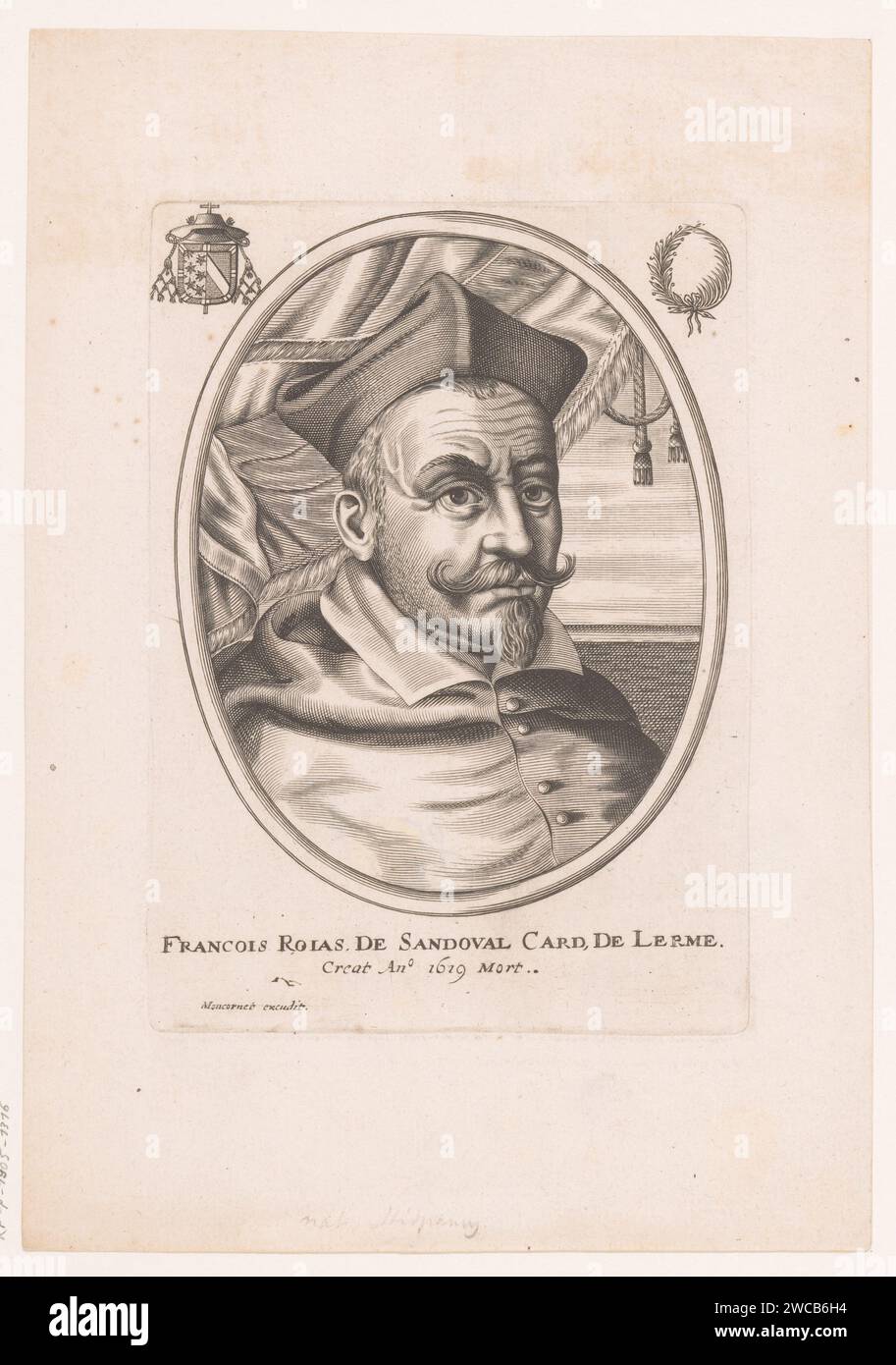 Portret Van Francisco de Sandoval and Rojas, Anonymous, Balthazar ...