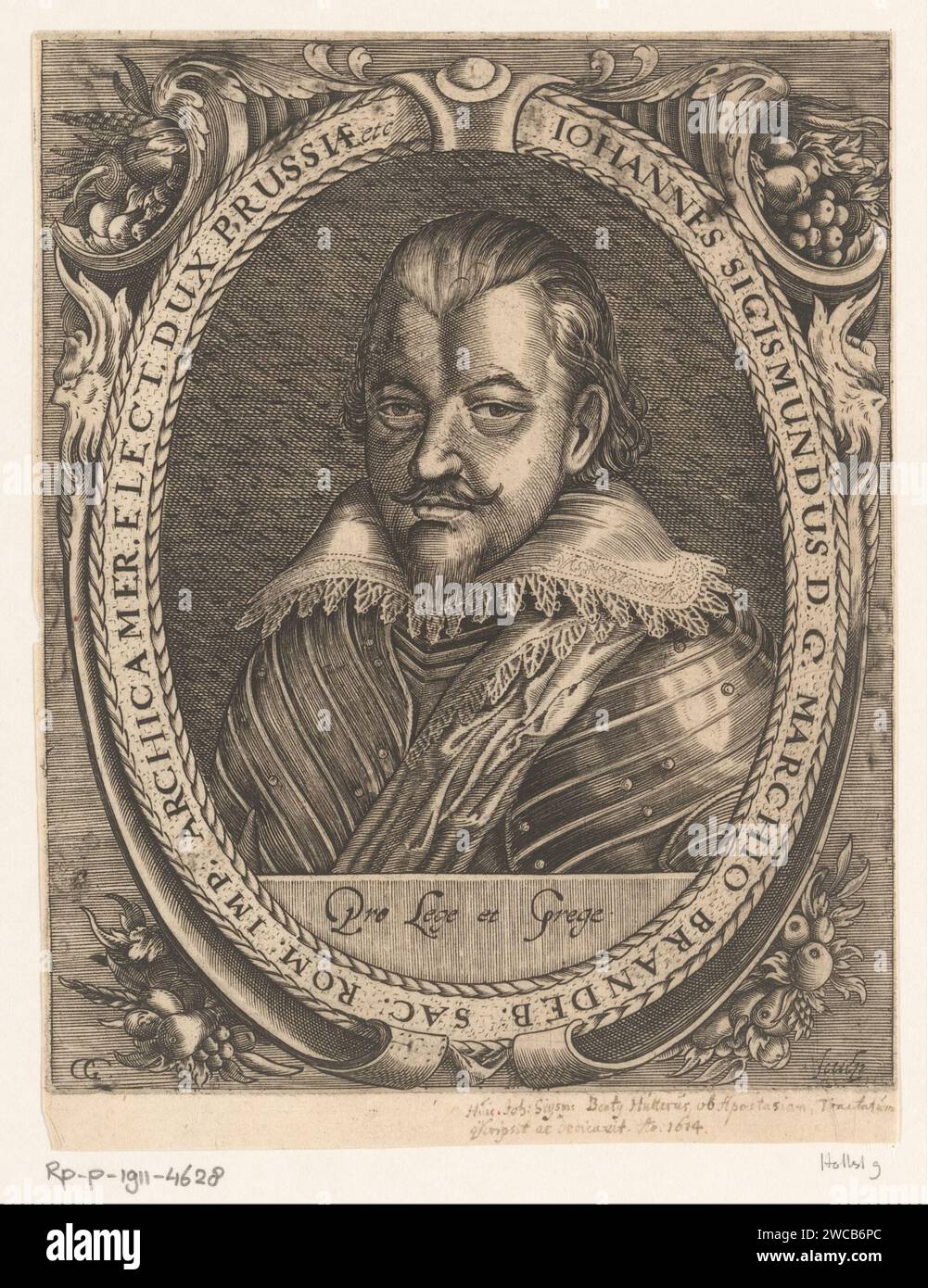 Portrait of Johannes Sigismund van Brandenburg, Conrad Grale, 1614 ...