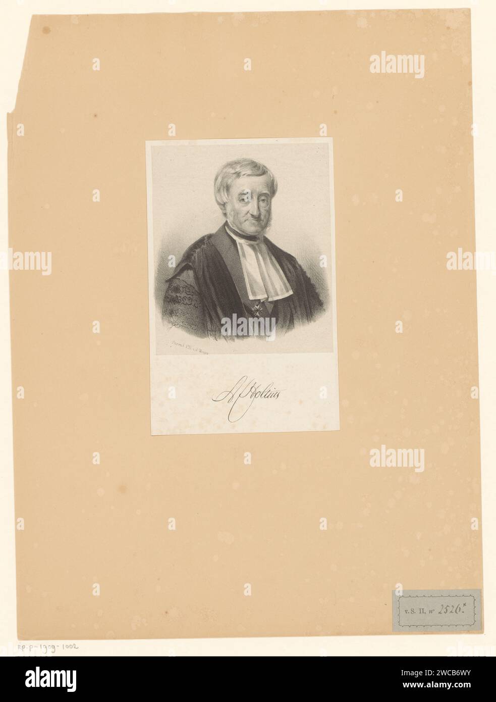 Portrait of Adrianus Catharinus Holtius, Pieter Wilhelmus van de Weijer ...