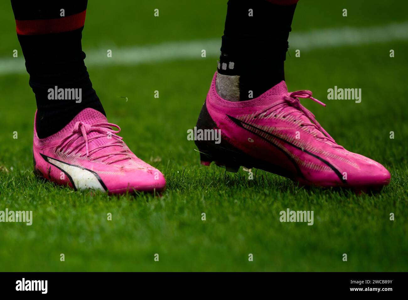 Milan, Italy. 14 January 2024. The Puma 'Ultra Ultimate Phenomenal ...