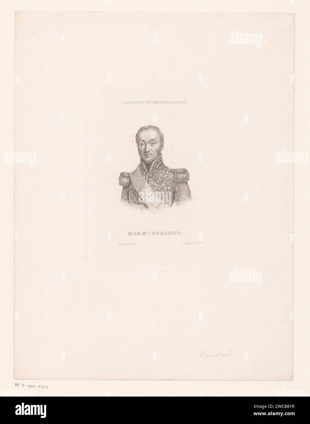 Portret van Nicolas-Charles-Marie Oudinot, hertog van Reggio, A ...
