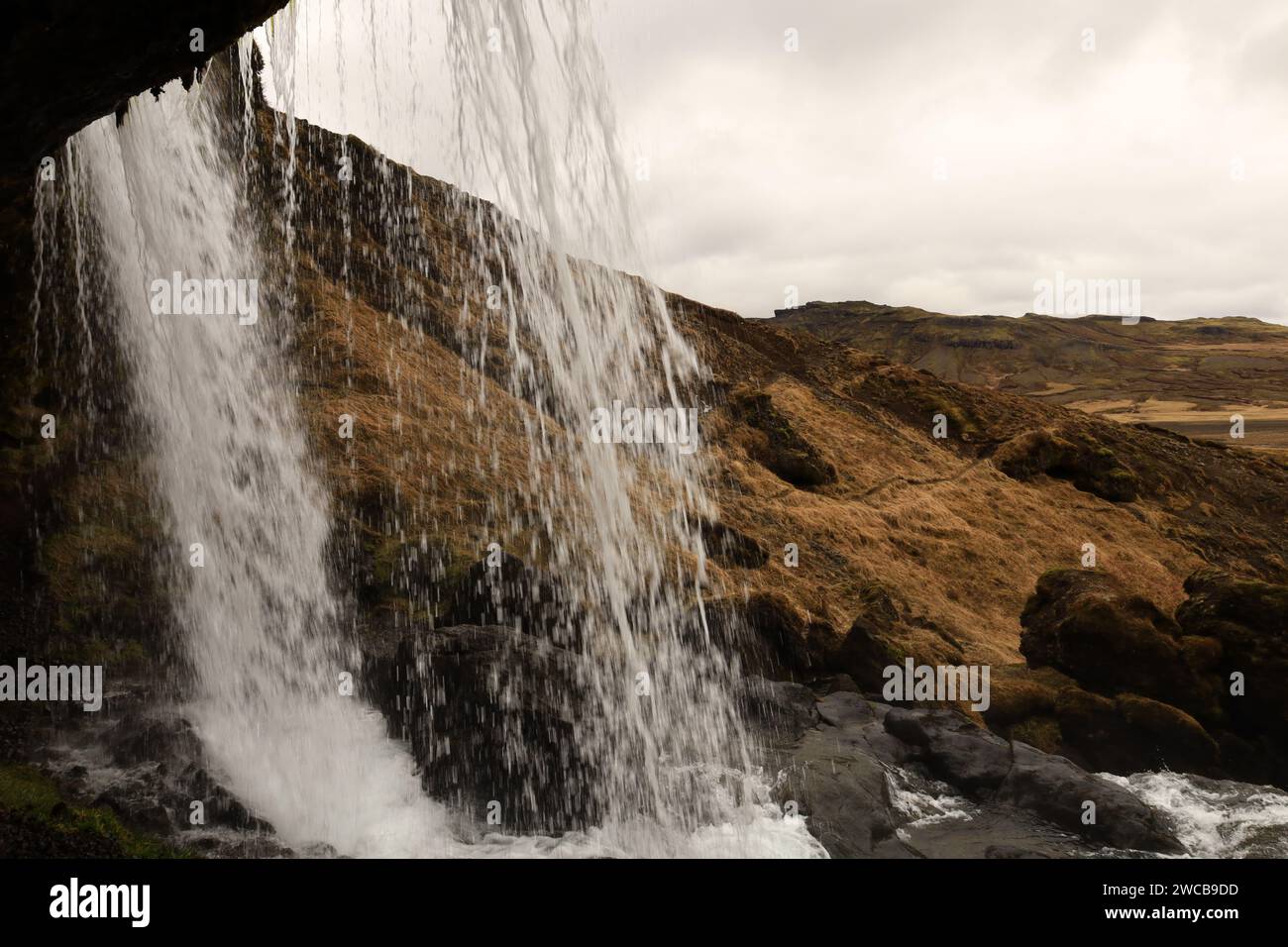 Selvallafoss is a nice hidden waterfall on the peninsula Snæfellsnes in ...
