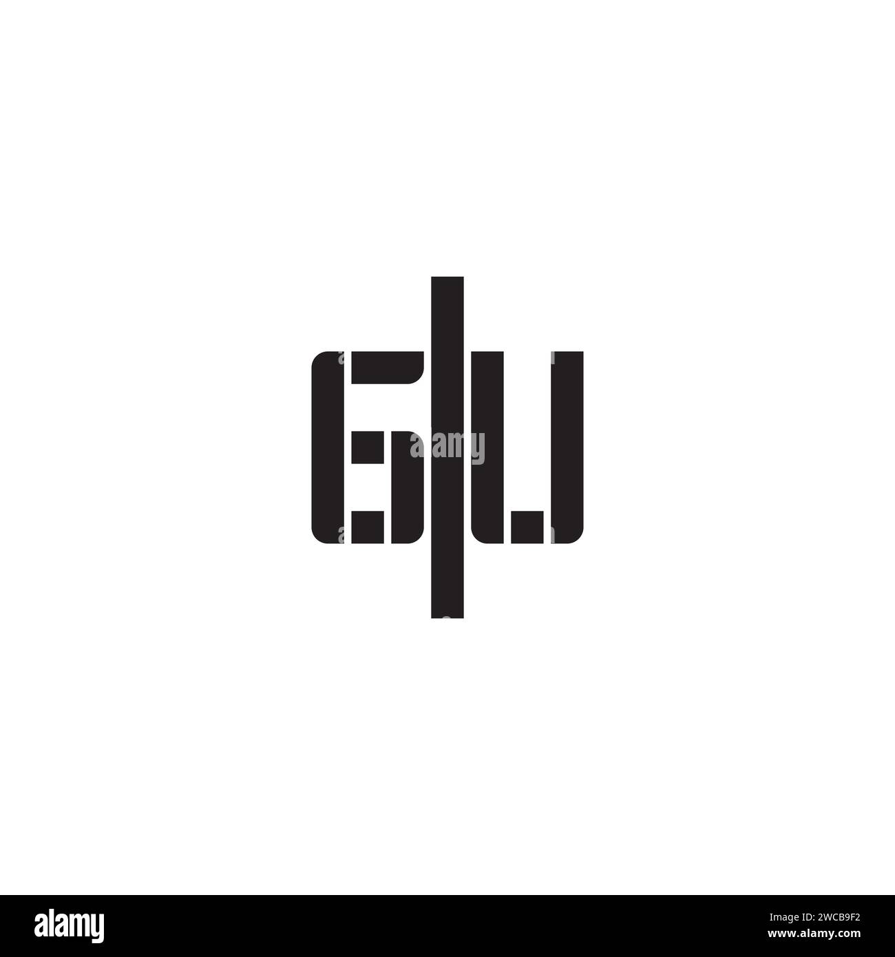 Gu letters Stock Vector Images - Alamy