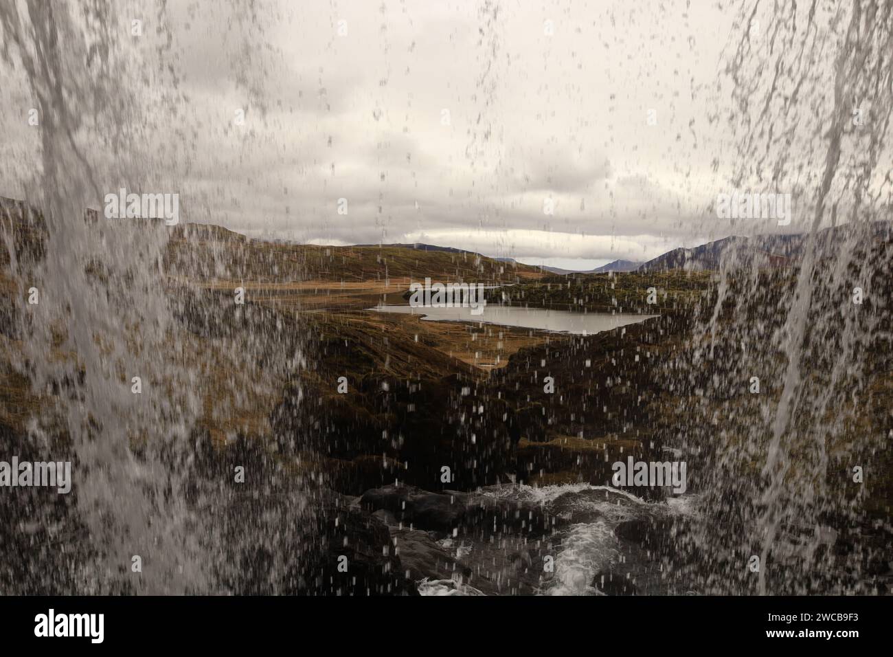 Selvallafoss is a nice hidden waterfall on the peninsula Snæfellsnes in ...