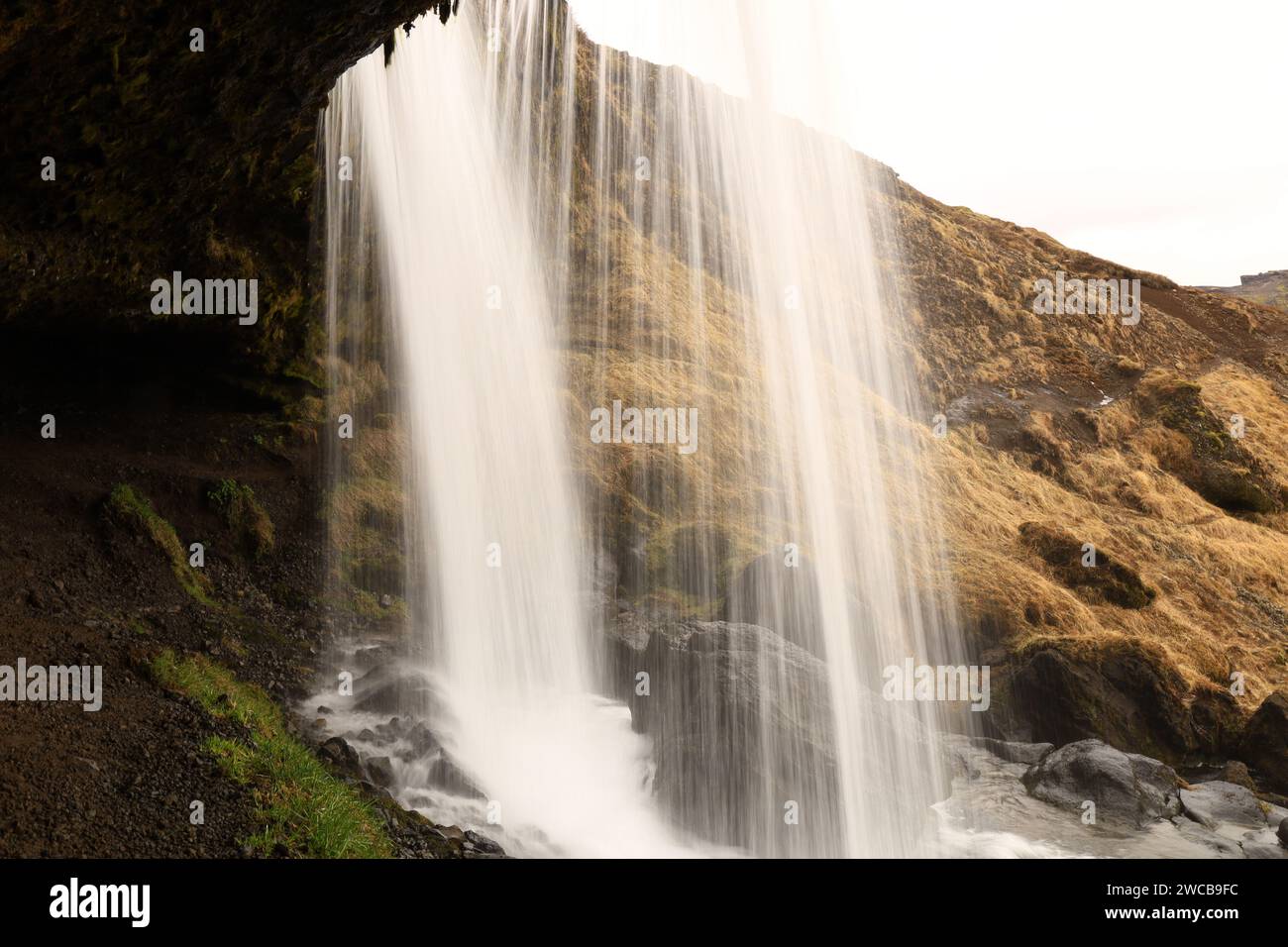 Selvallafoss is a nice hidden waterfall on the peninsula Snæfellsnes in ...